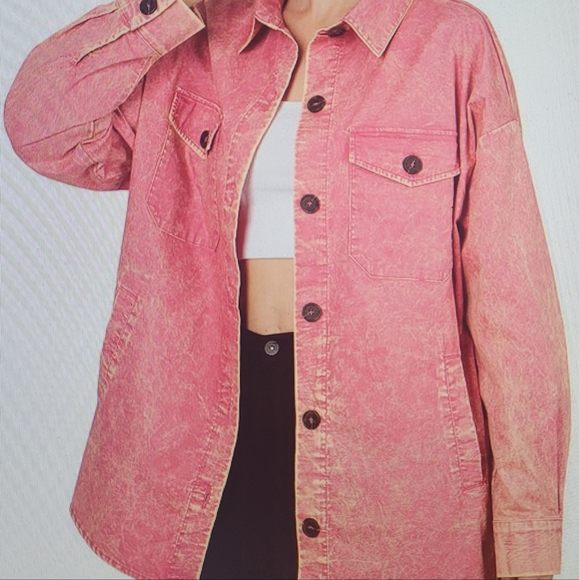 Other | Rose Shacket | Poshmark